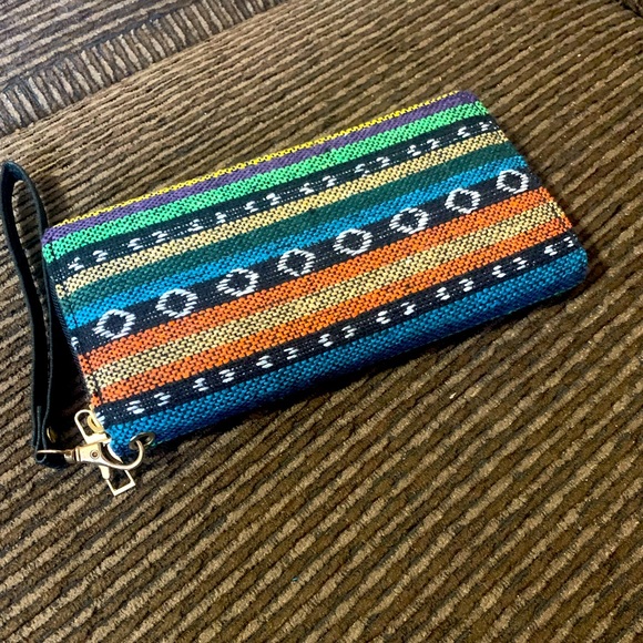 Bags | Tribal Long Wrist Wallet | Poshmark